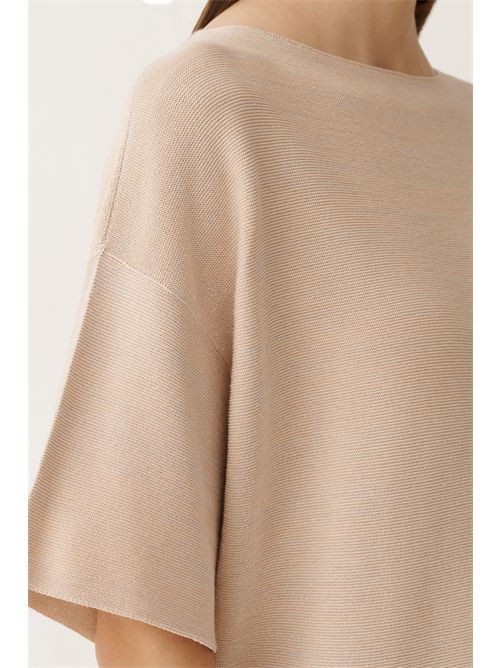 MAGLIA SCOLLO BARCA FABIANA FILIPPI MAD265F097 2186 CIPRIA - Giglio Luxury